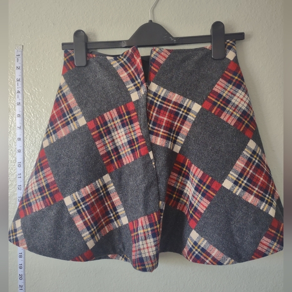 Skirts | Vintage Y2k Plaid Balletcore Patchwork Mini Skirt | Poshmark